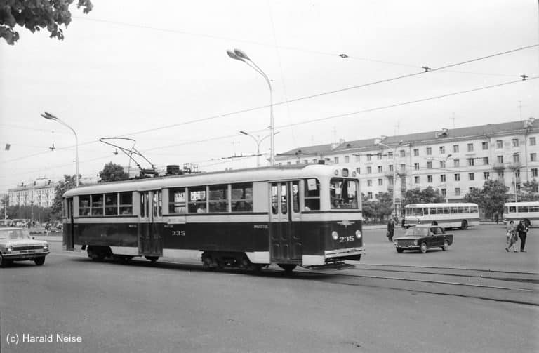 Минский трамвай на старых фотографиях